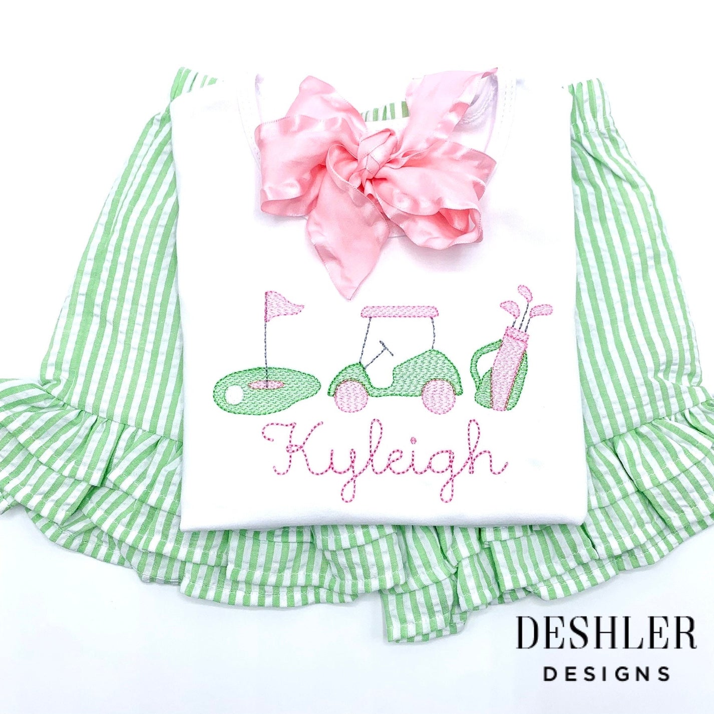 Girls Golf Shirt – Deshler Designs